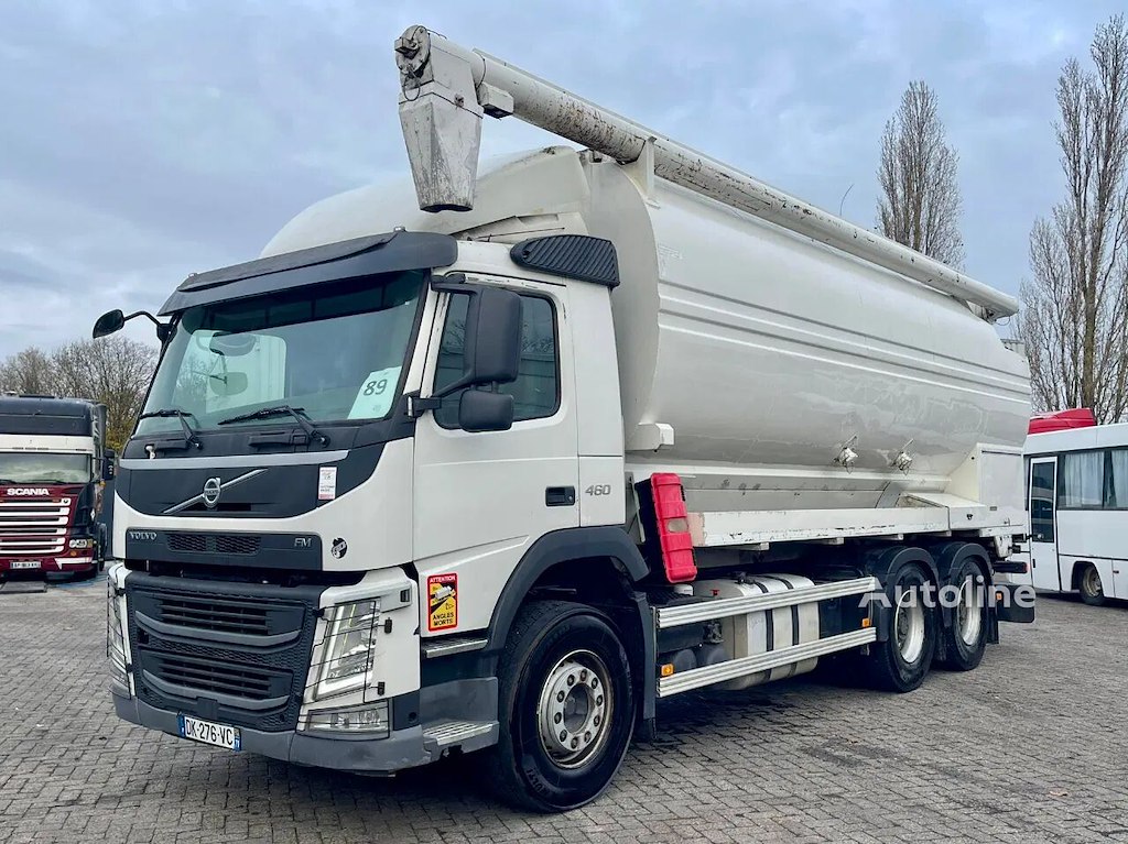 Volvo FM 460 TSCI, AUGER + AIR, 6x4, Retarder, 5 COMP autocisterna