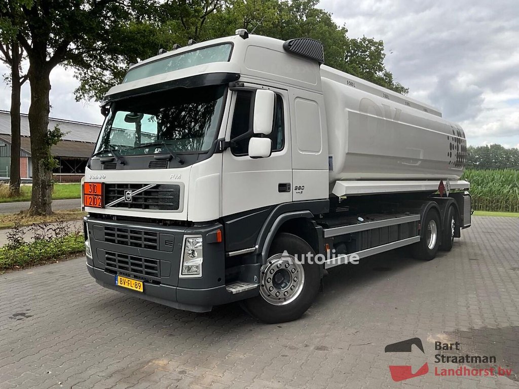 Volvo FM 9.380 6x2 Euro 5 tankwagen, 25000 L 4 Compartementen. autocisterna