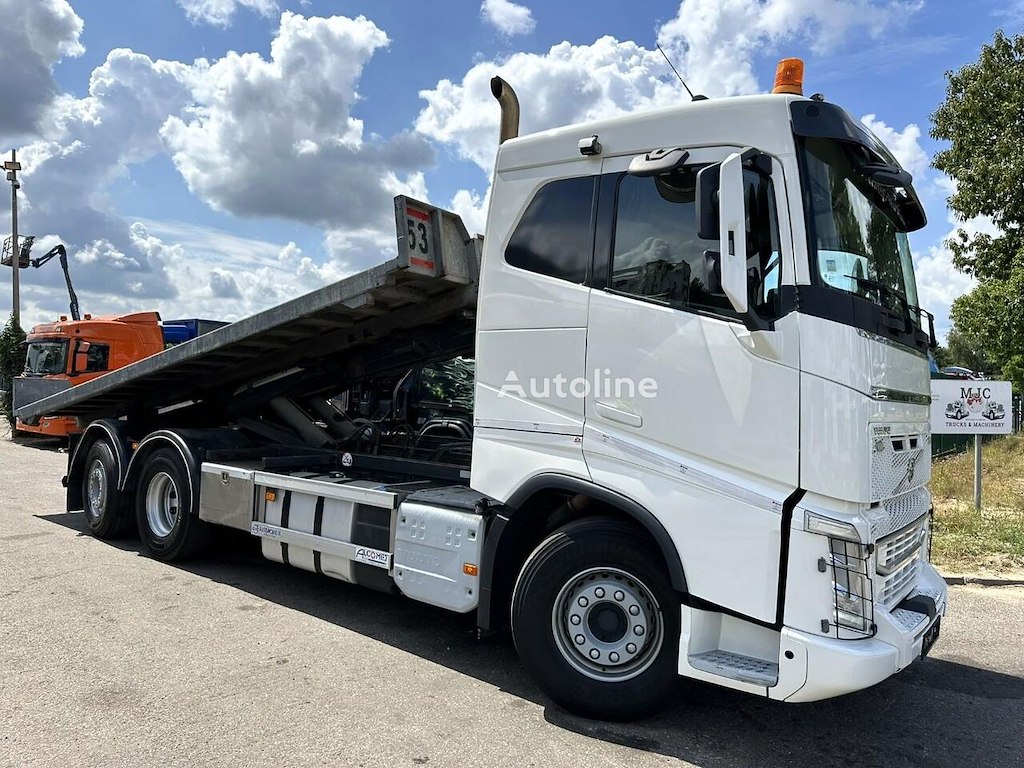 Volvo FH 420 6x2 KETTING 24T / CHAIN / KETTEN SYSTEM - LIFT + STEERING kamion sa kukom za podizanje tereta