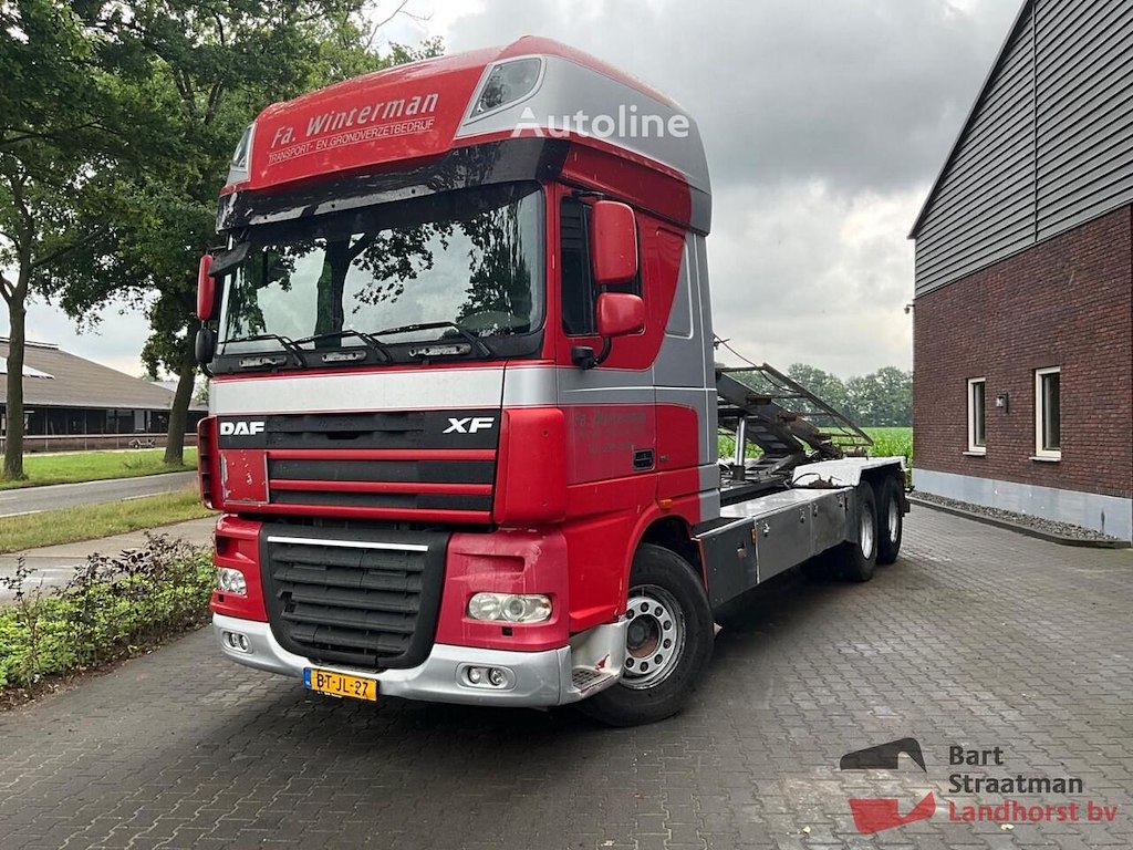 DAF FAS XF105 6x2 Euro 5 handbak met NCH 20t kabelsysteem. kamion sa kukom za podizanje tereta