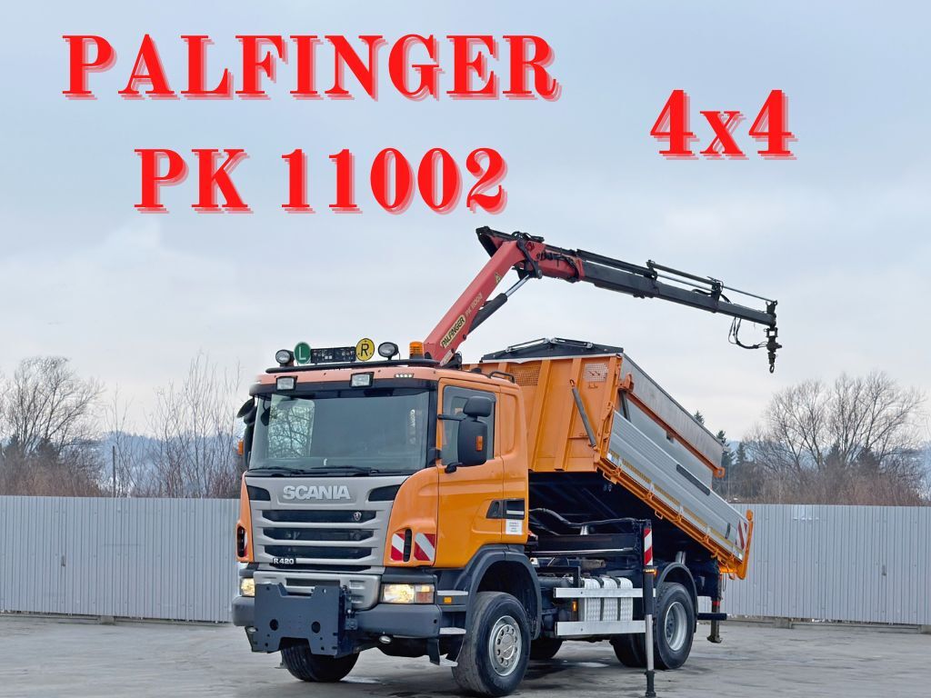 Scania R 420 Pritsche 4,15 m * PK 11002/FUNK * sandblaste rasipač peska