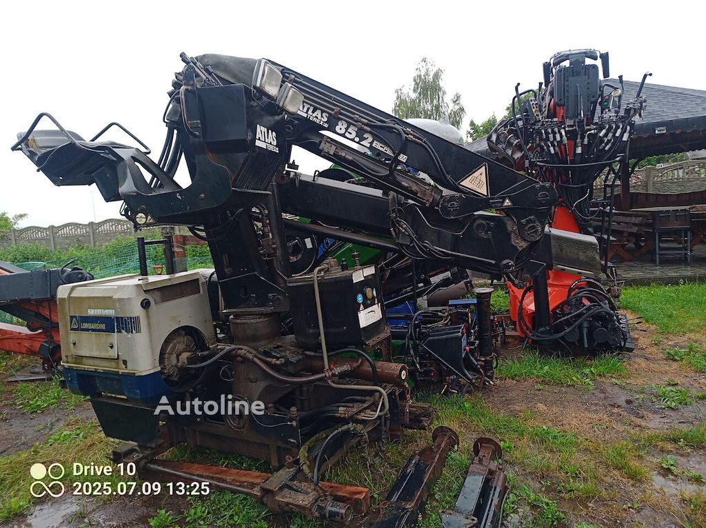 Atlas Hds Terex 85.2 z własnym silnikiem Lamborghini 4 cyl autodizalica s kranom