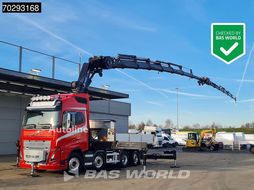 Volvo FH16 650 FH16 8X2 Tractorhead HMF 7020K-RCS Crane + Fly-Jib Lift tegljač