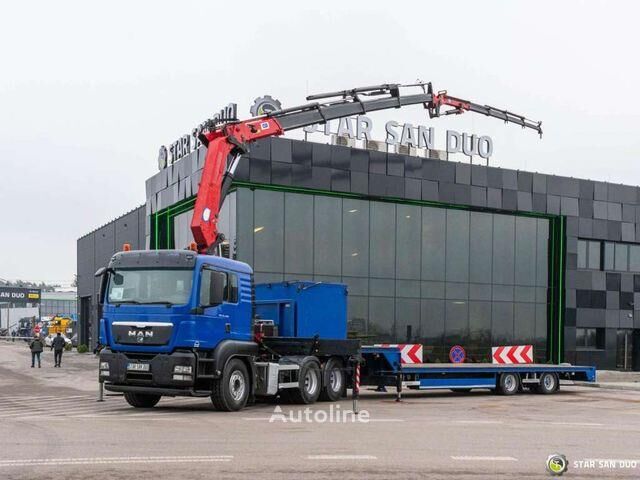 MAN TGS 26.400 6x4 HMF 3722 Fly Crane Semitrailer tegljač