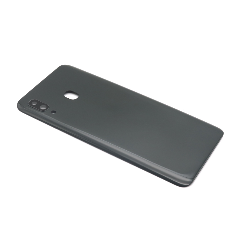 Poklopac baterije - Samsung A205F Galaxy A20 + staklo kamere crni (NO LOGO) (MS)