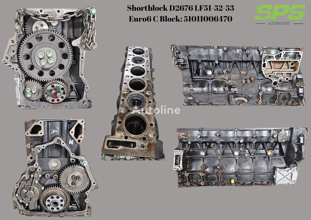 MAN D2676 blok cilindara za kamiona