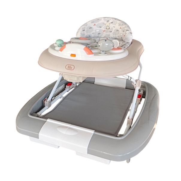BBO Dubak - klackalica za bebe Funride W1005RA2, siva