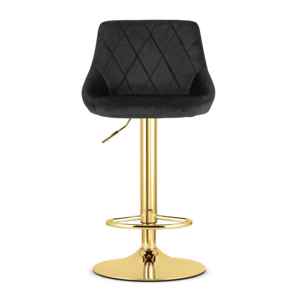 OSKAR Barska stolica kast black / gold baza