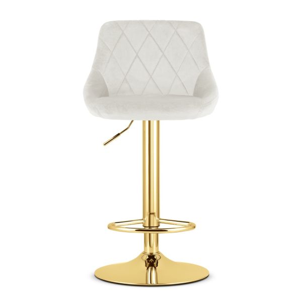 OSKAR Barska stolica kast white / gold baza