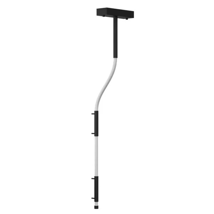 Dohar Alha S Zidna lampa Crna 4000K 300 mm