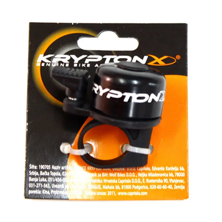 KRYPTON MINI ZVONCE -CRNO