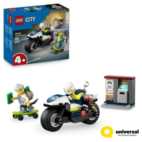 KOCKE LEGO CITY 60455 PURSUIT ON POLICE MOTORBIKE