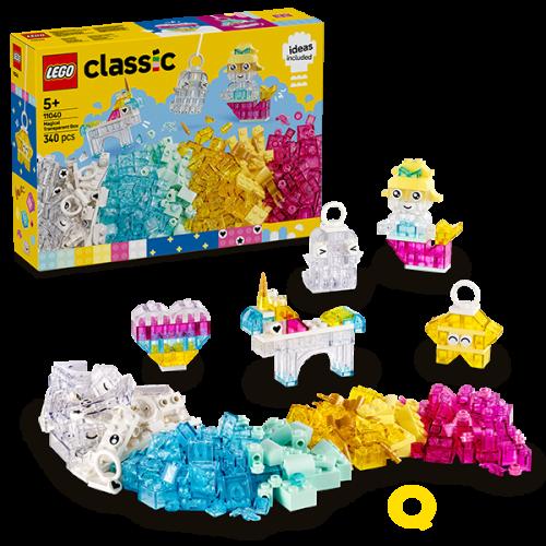 KOCKE LEGO CLASSIC 11040 MAGIC TRANSPARENT BOX