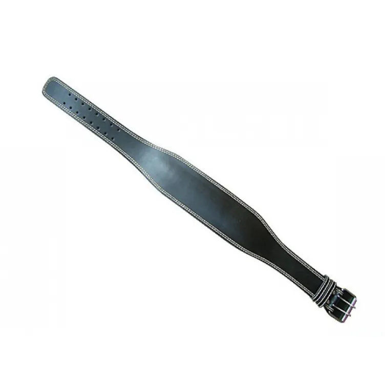 Trenažer-pojas za teretanu pu koža crna Xl 125cm