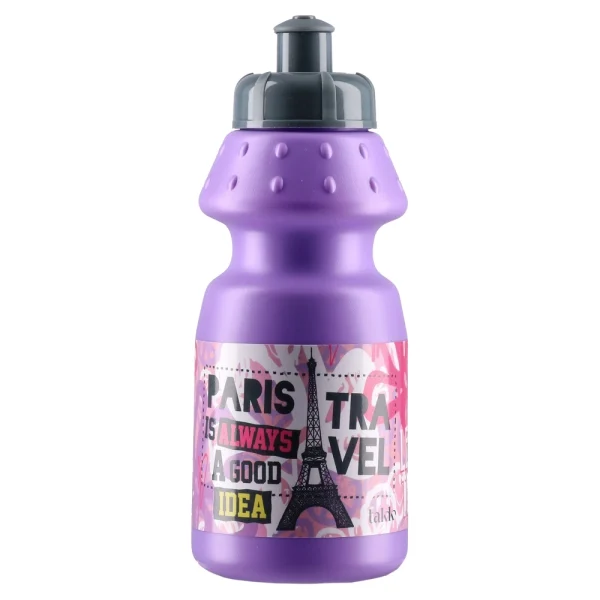 Flowy Class, flašica za vodu, plastična, Paris smile, 350ml