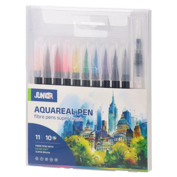 AquaReal Pen, flomaster sa četkicom, 10+1K