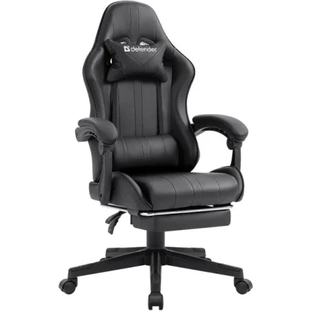 Defender Azure crna Gaming stolica