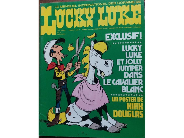 Lucky Luke mensuel international des copains numero 8