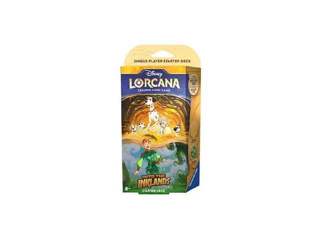 TCG karte - Disney Lorcana, Into the Inklands, Pongo and Peter Pan, Starter Deck, assorted