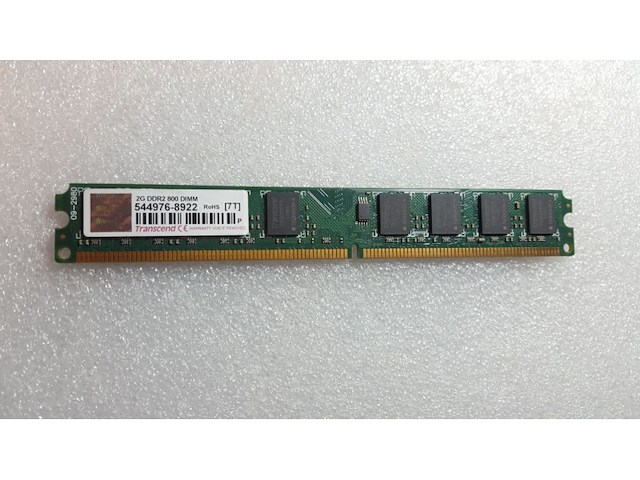 2Gb DDR2 Transcend 800MHz, Low Profile