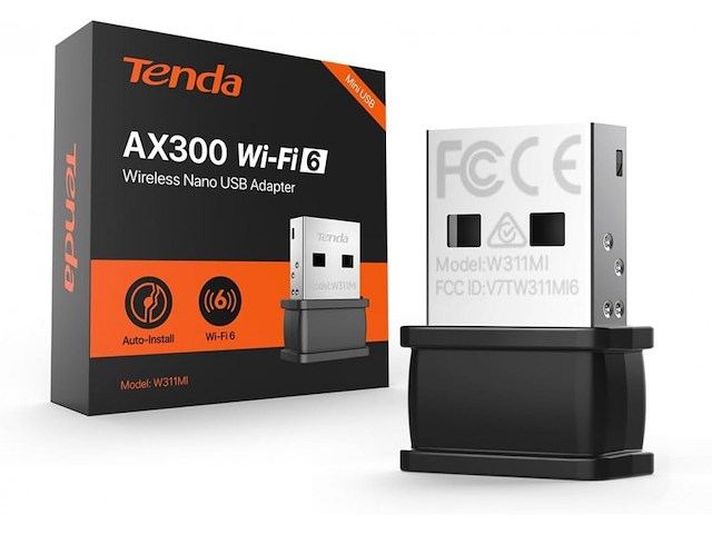 Tenda W311MI WiFi 6 USB Adapter AX300!