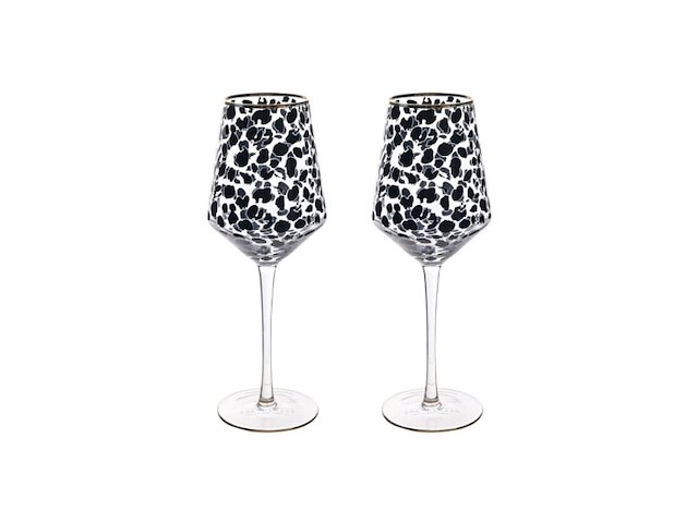 Čaše set 2 - Wine, Frida, Leopard