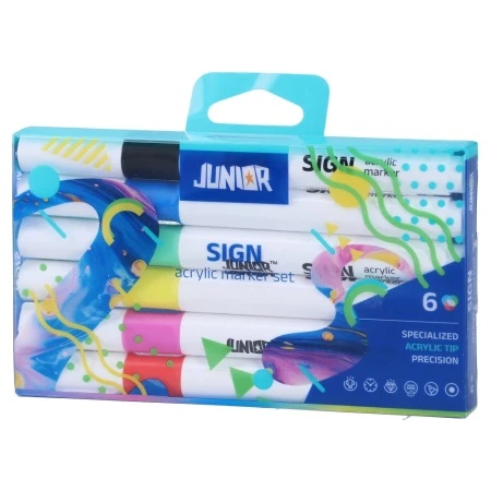 Junior sign set akrilnih markera 6k ( 140171 )