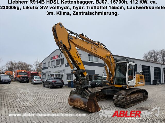 Bageri za puzanje
Liebherr R914 B HDSL Litronic SWA48 Likufix Klima