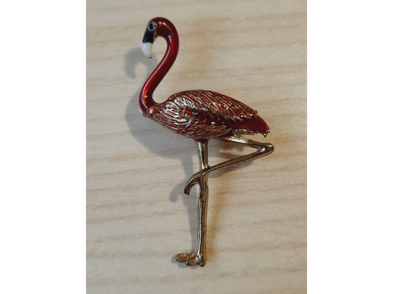 Broš flamingo