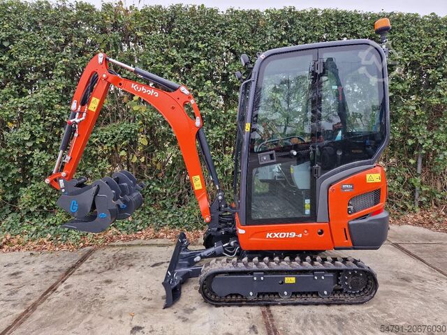Mini bageri
Kubota KX019-4 Hi-spec (NIEUW)