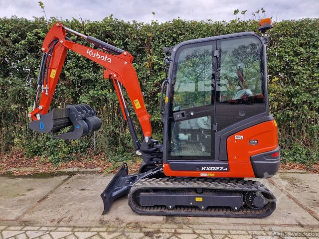 Mini bageri
Kubota KX027-4 Hi-spec (NIEUW)