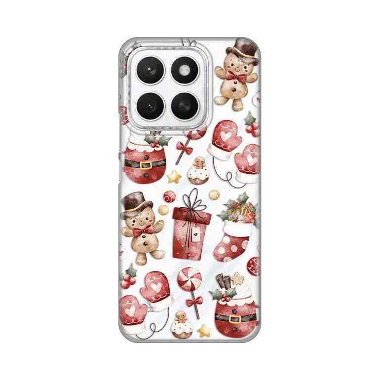 Maska silikon Print za Honor X8c Cozy Christmas