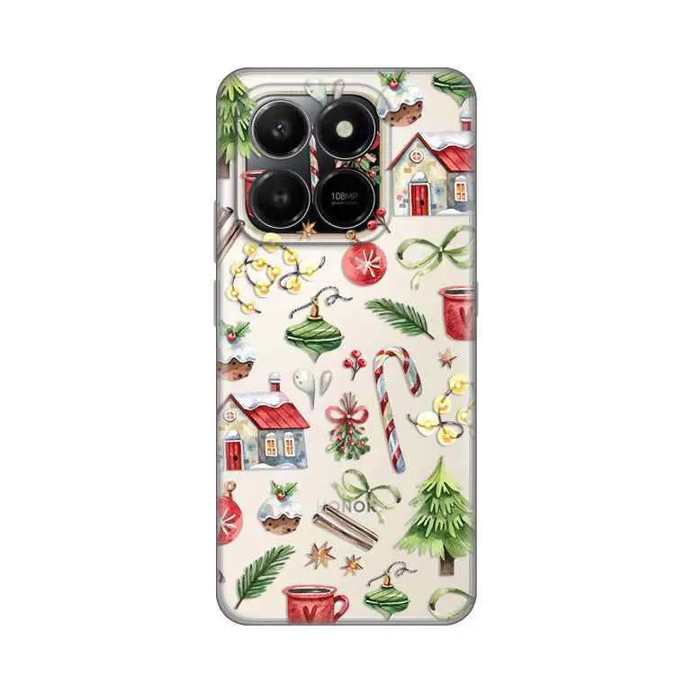 Maska silikon Print za Honor X7d 4G/400 Smart 5G Winter Spirit