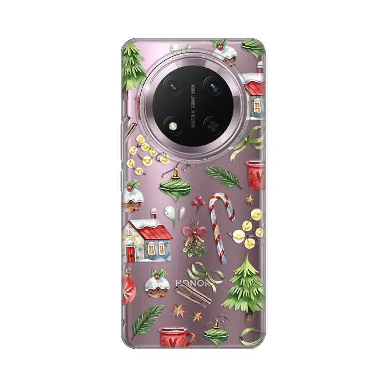 Maska silikon Print za Honor Magic 7 Lite Winter Spirit