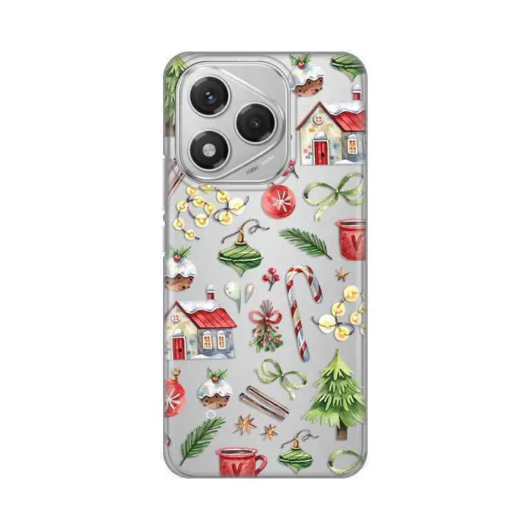 Maska silikon Print za Honor 400 Lite Winter Spirit