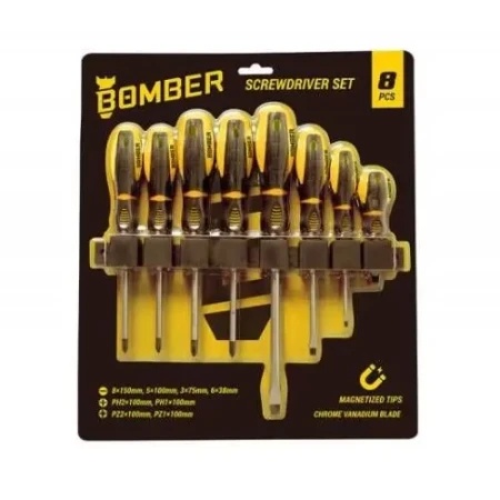 Bomber 8 kom Set odvijača