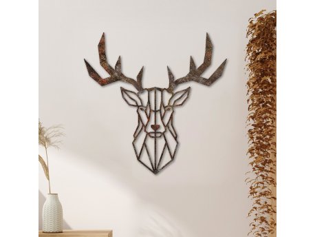 WALLXPERT Zidna dekoracija Rusty Deer 1
