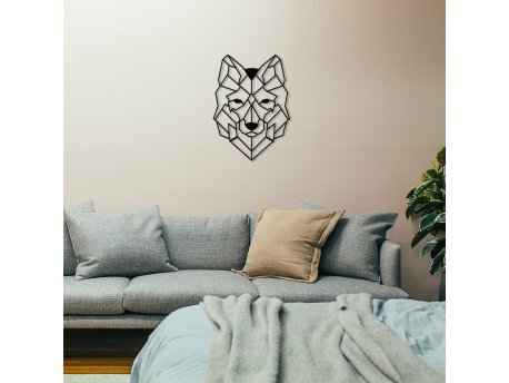 WALLXPERT Zidna dekoracija Wolf2 Metal Decor