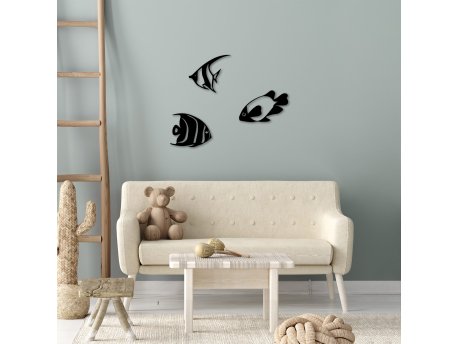 WALLXPERT Zidna dekoracija Fishes 300