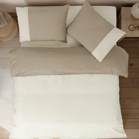 Dekordom Posteljina cb simple set bicolor single - beige/cream ( 025566 )