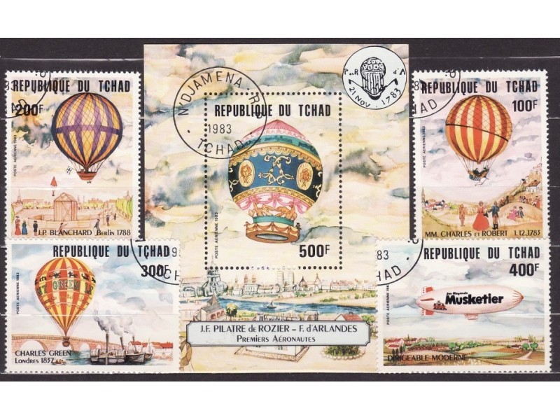 Čad - Bl+ser --- baloni - 1983.