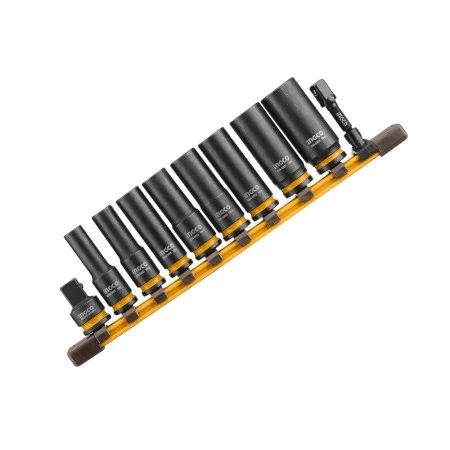 Ingco hkissd38105l set udarnih nasadnih ključeva 3/8" 10/1 novo super ingco ( HKISSD38105L )