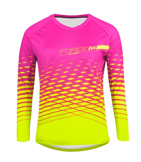 Force Dres mtb angle dugi rukav, roze-fluo xs ( 9001431-XS )