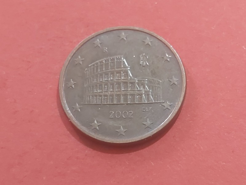 Italija - 5 euro cent 2002 god