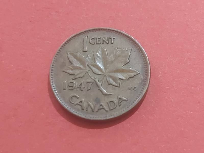 Kanada - 1 cent 1947 god