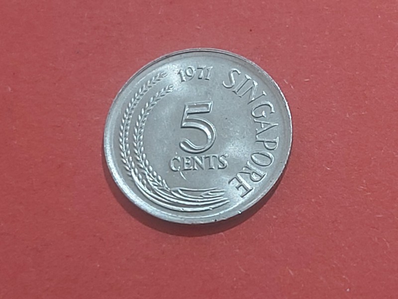 Singapore - 5 cent 1971 god