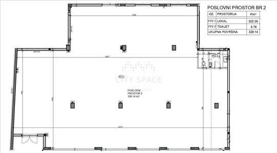 Novogradnja na Bežaniji - Lokal 6m visine