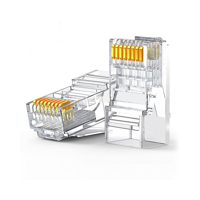 UGREEN NW120 Cat6 Neoklopljeni RJ45 Modularni Konektori – 100 Komada