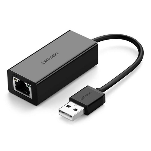 UGREEN CR110 USB 2.0 Na RJ45 Adapter 10/100Mbps Crni