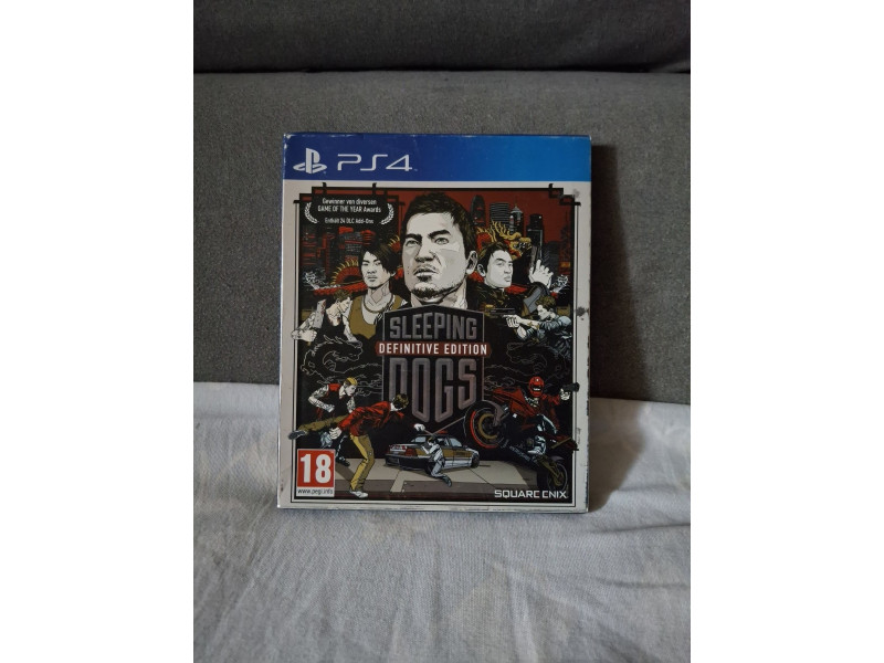 Sleeping Dogs Art Book Definitive Edition PS4 PS5